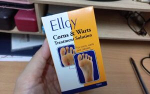 How to get rid of corns? I use this corn & warts removal solution to ...