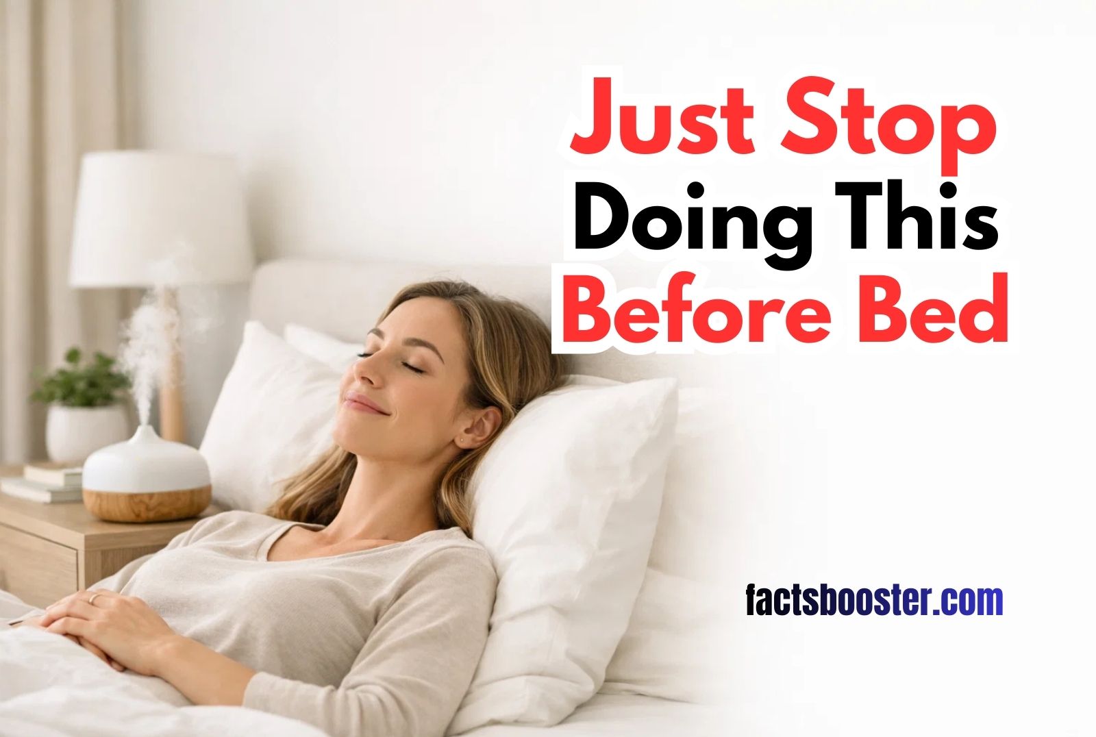 Just Stop Doing This Before Bed - Healthful Choices, Happy Lives